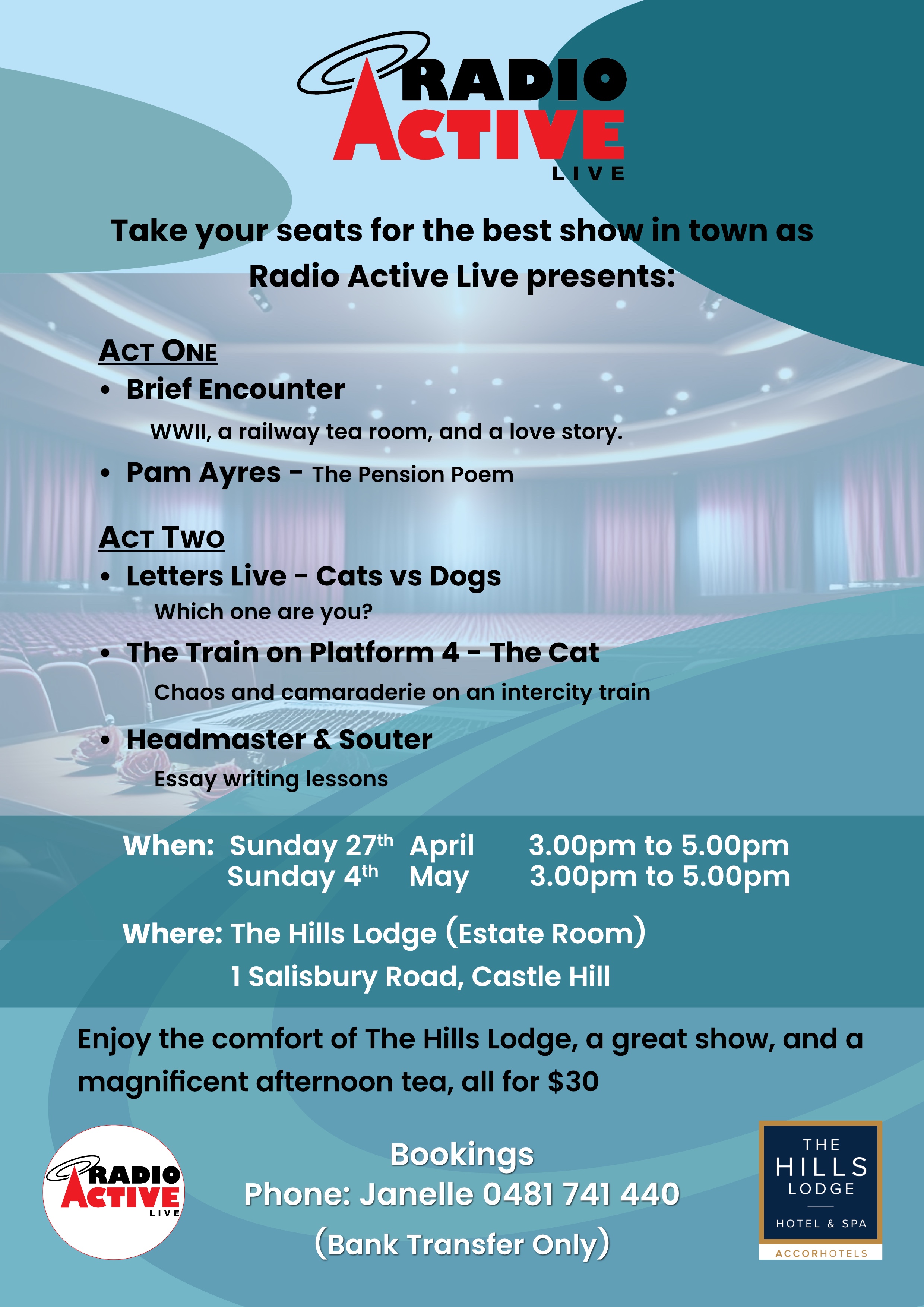 Our Current Program – WELCOME TO RADIO ACTIVE LIVE