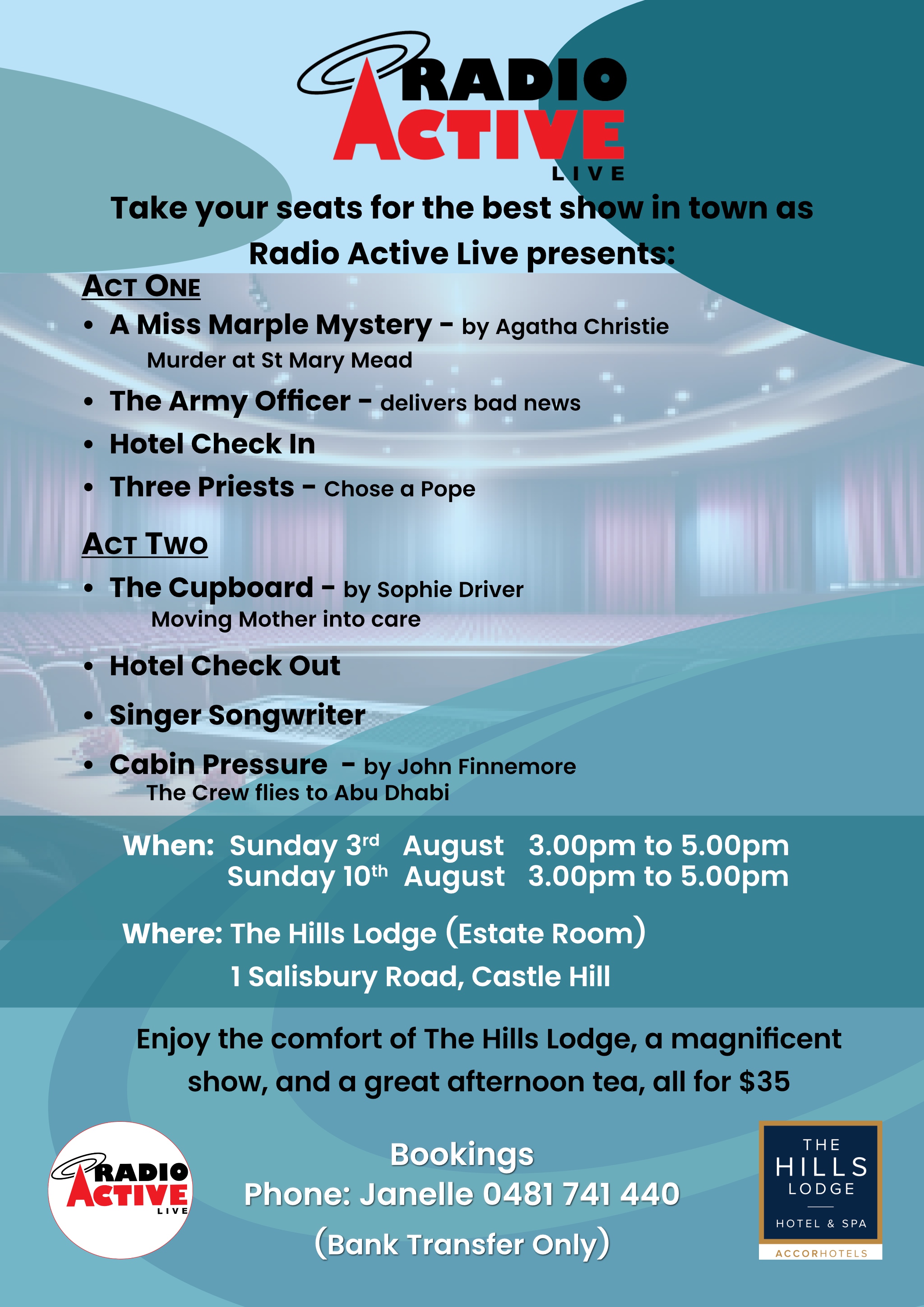 Our Current Program – WELCOME TO RADIO ACTIVE LIVE